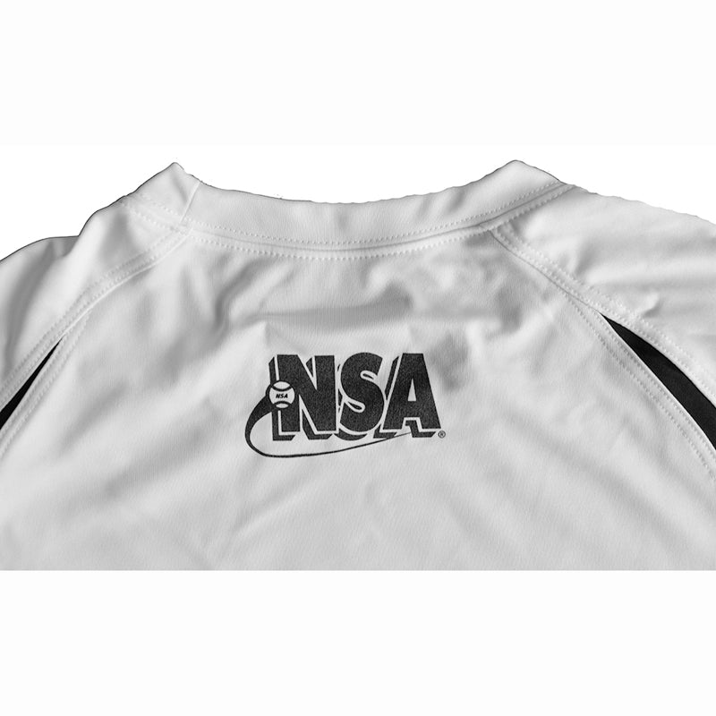NSA White Dri Fit Umpire Shirt (Discontinued) – NSA BPA Apparel