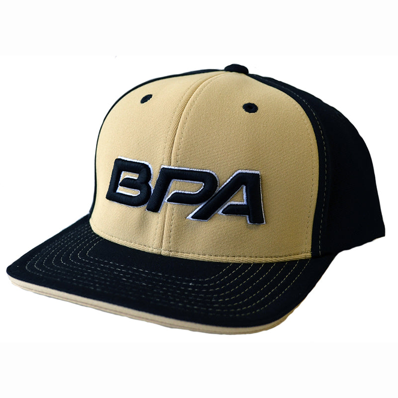 BPA Flex Fit Hat - 398F Vegas Gold / Black – NSA BPA Apparel